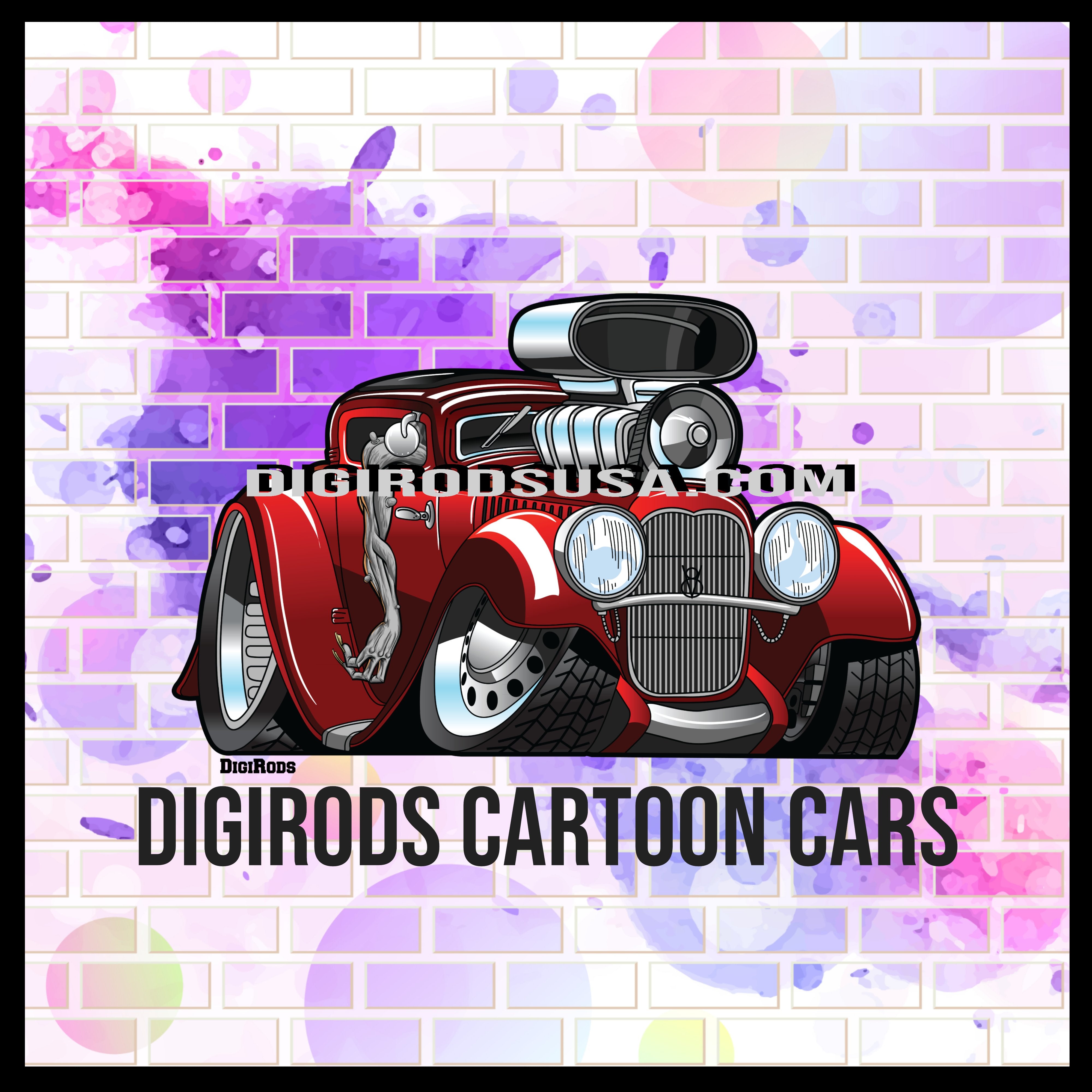 DigiRods Cartoon Cars – DigiRods USA