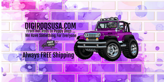 DigiRods Fun Cartoon Cars And Graphics On T Shirts and More Products ...